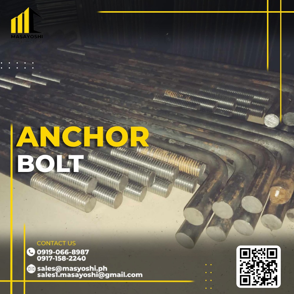 Anchor Bolt 650 overall (2nuts 2 washer) 500 x 150bend x 50 thread x ...