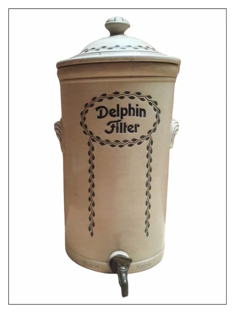 Antique Delphin Ceramic Water Filter Made In Austria Circa 1900's ...