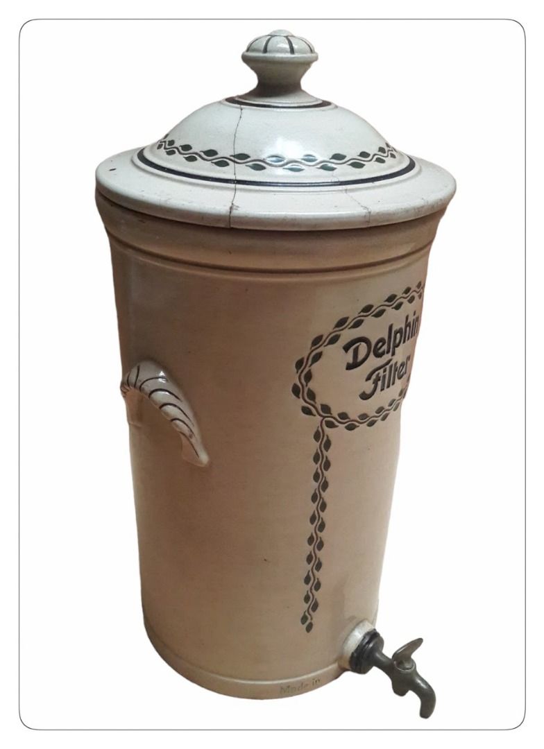 Antique Delphin Ceramic Water Filter Made In Austria Circa 1900's ...