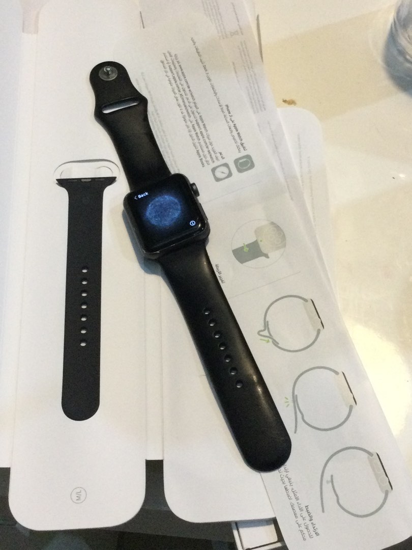 Authentic Iwatch Series 3 with box and instruction manual., Mobile ...