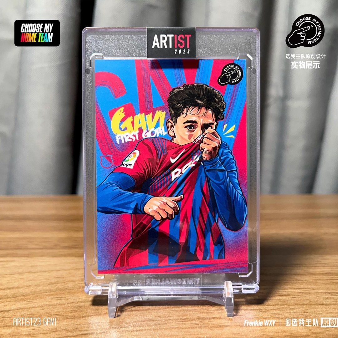Barcelona ~ Yamal / Felix / Pedro / Gavi Soccer Football DIY cards ...