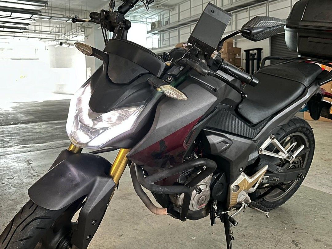 P plate class 2b motorcycle rental Honda CB190R Spark 135 Jupiter XSR ...
