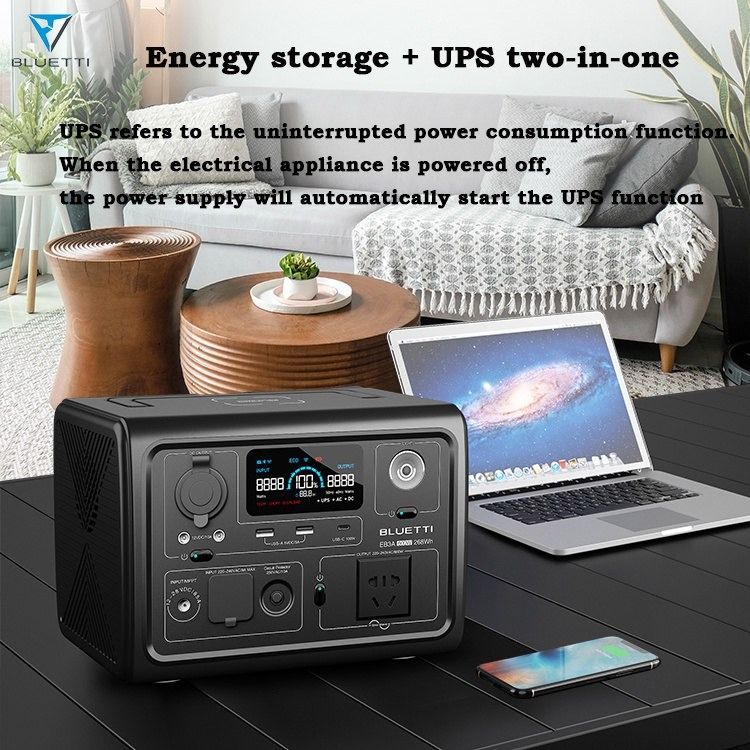 Bluetti EB3A Inverter power 1200W 84,000mAh Power Station Solar ...