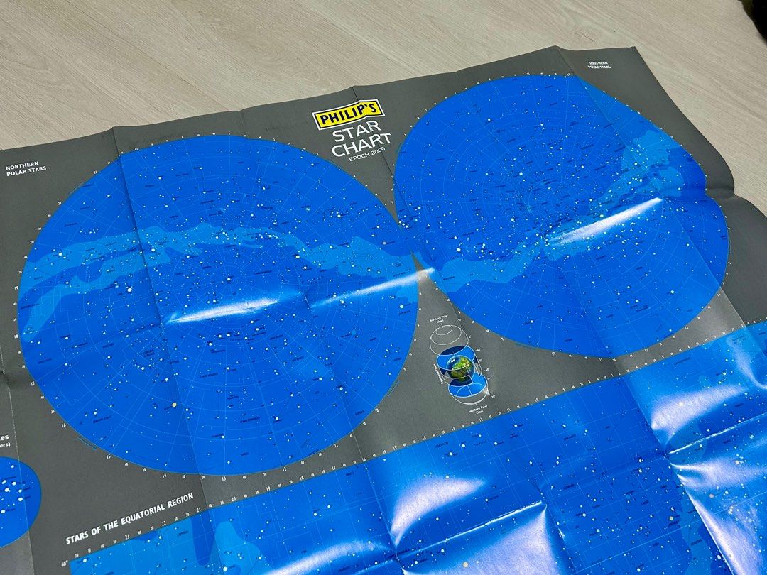 Books Astronomy Stars Stargazing Beginner’s Guide Star Chart Stephen ...