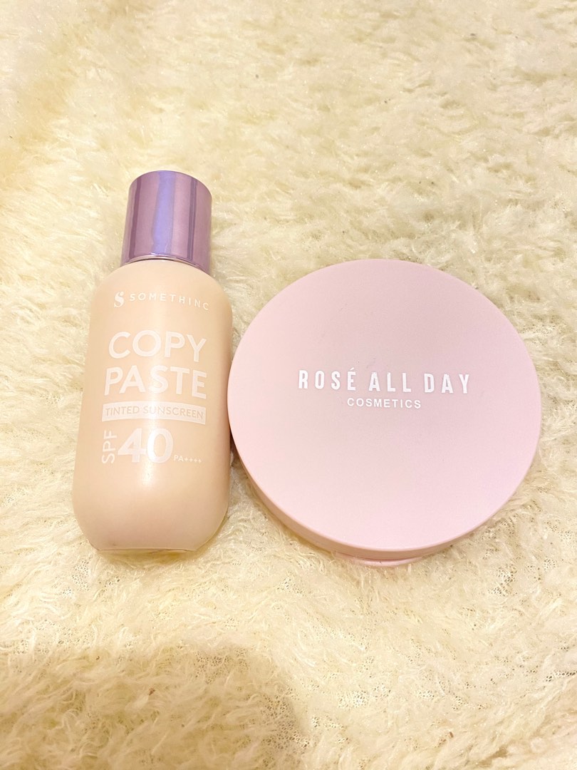 BUNDLING SOMETHINC COPY PASTE & ROSE ALL DAY POWDER FOUNDATION ...