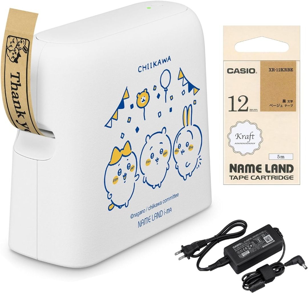 (特價訂貨)日本Casio x Chiikawa 吉伊卡哇 Nameland Label Printer USB藍牙打印標籤機 ...