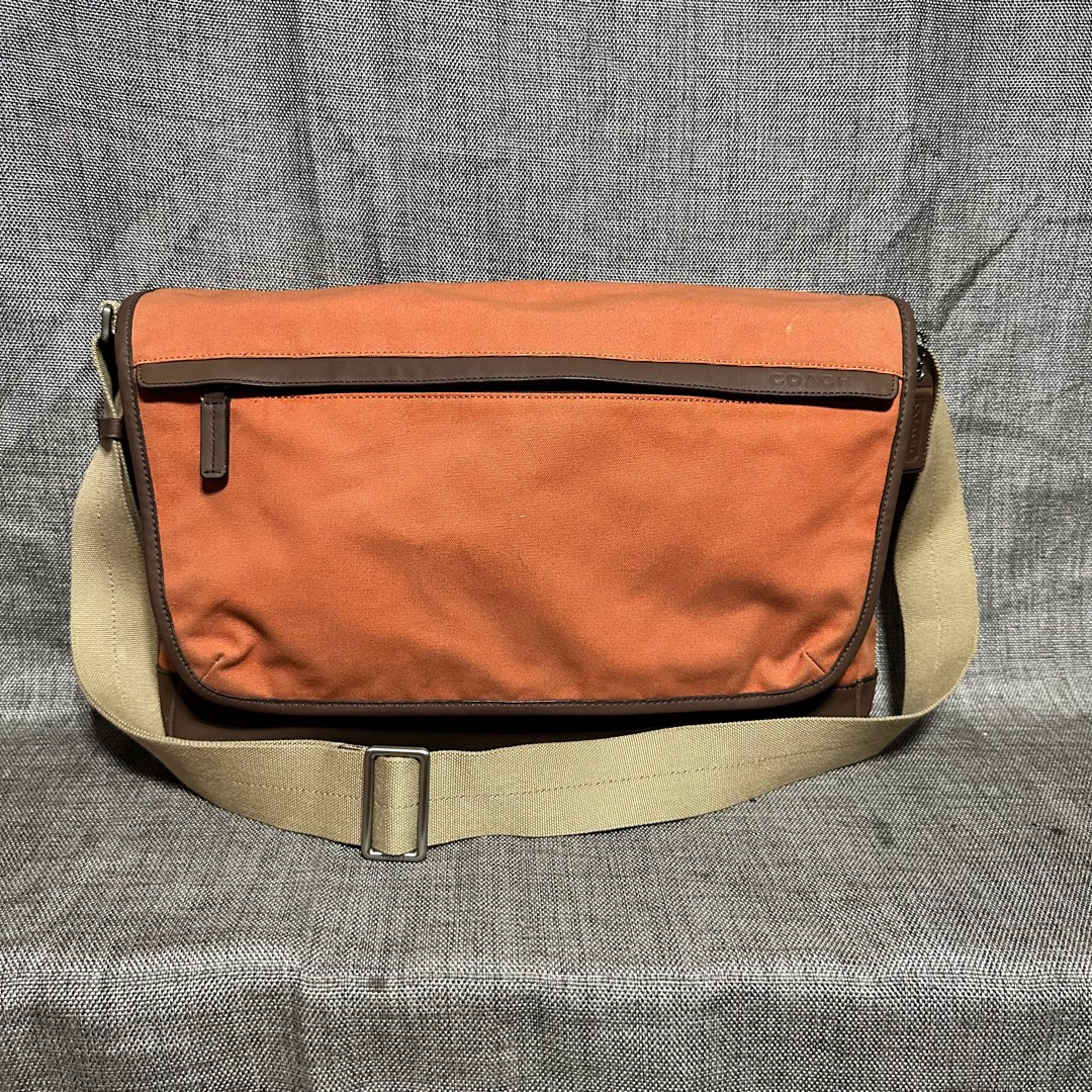 Coach messenger Bag, Men's Fashion, Bags, Sling Bags on Carousell