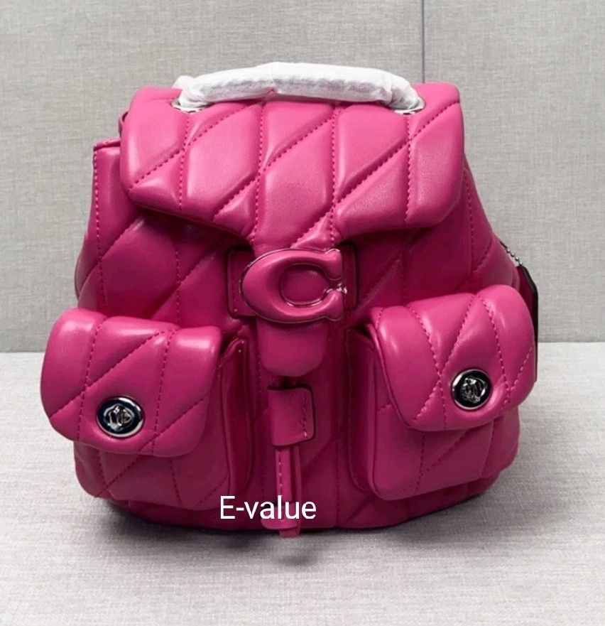 Coach Original Rose Pink Tabby Crossbody Backpack With Turnlock Button ...