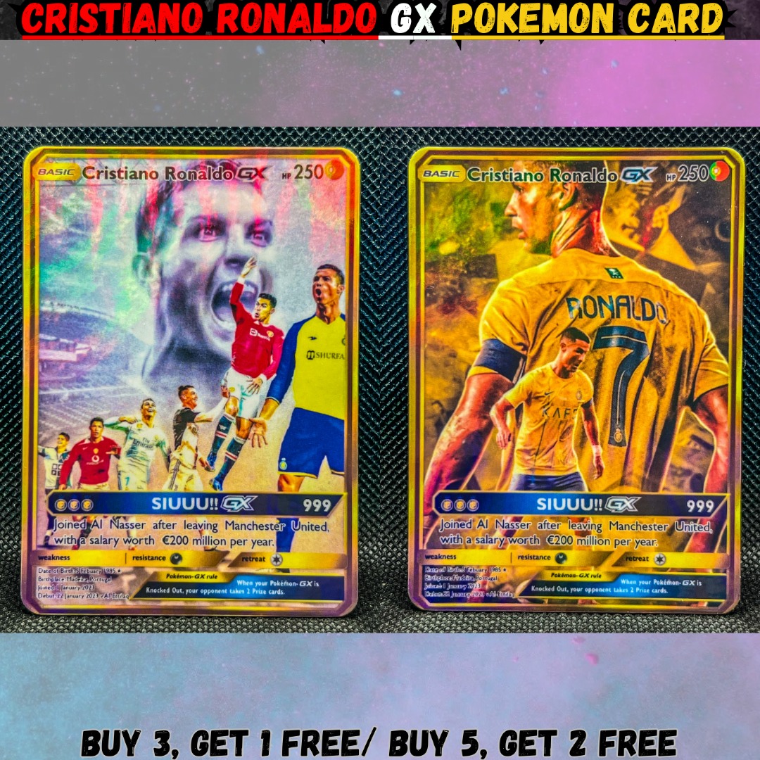 Cristiano Ronaldo GX Pokemon Card, Hobbies & Toys, Toys & Games on ...