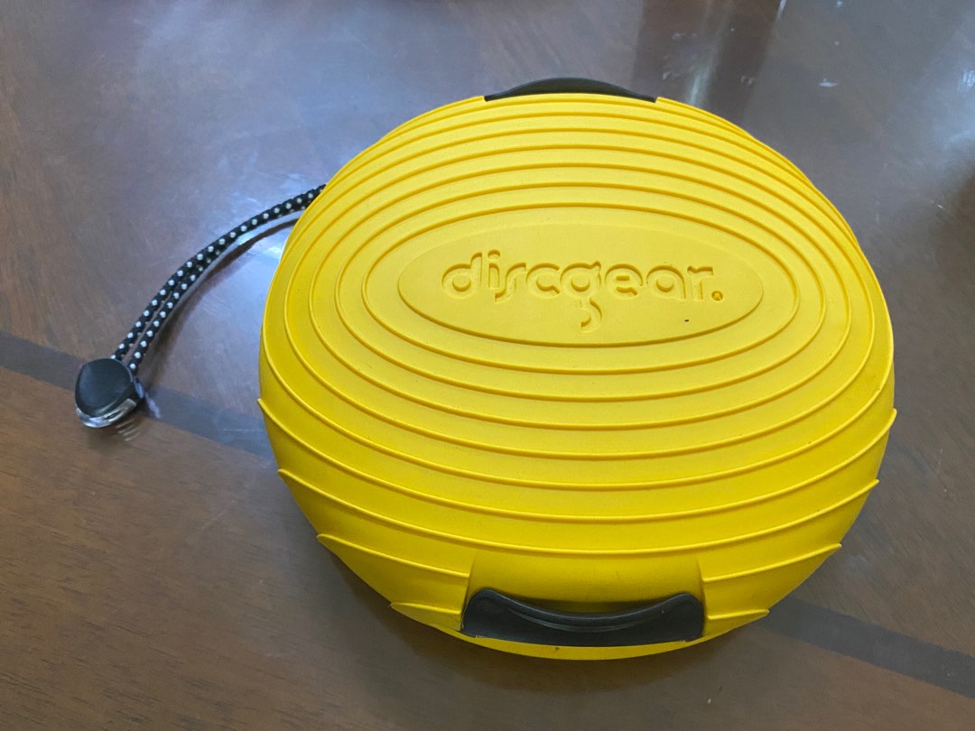 DiscGear Yellow Sport Black 20 Disc dvd cd ROM Travel Storage Container ...