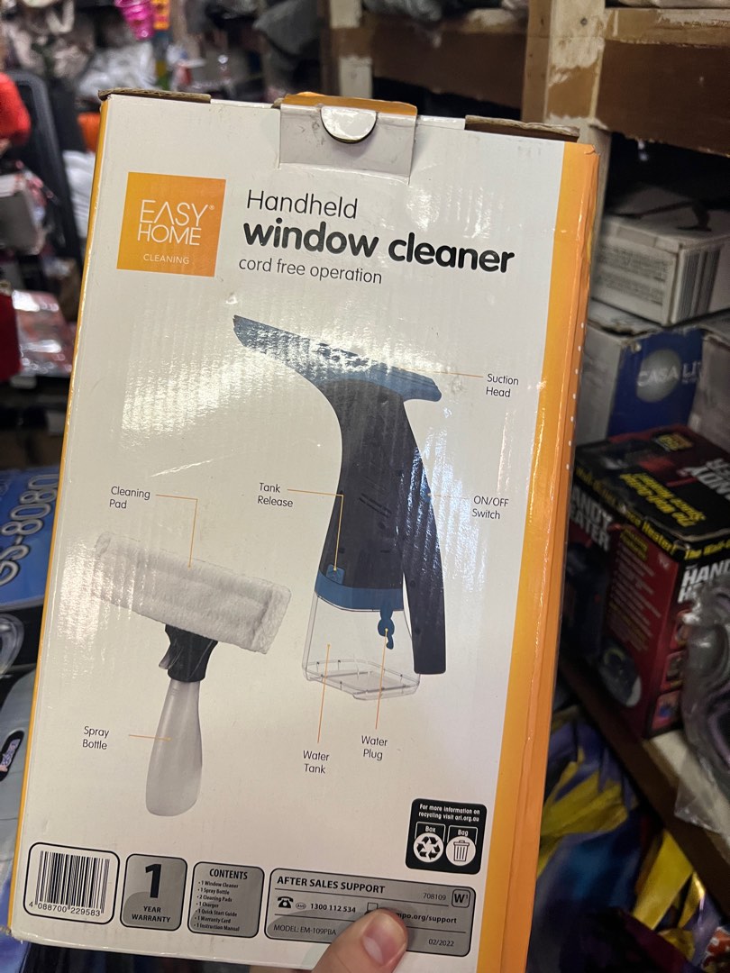 EasyHome Handheld Window Cleaner, Furniture & Home Living, Cleaning ...
