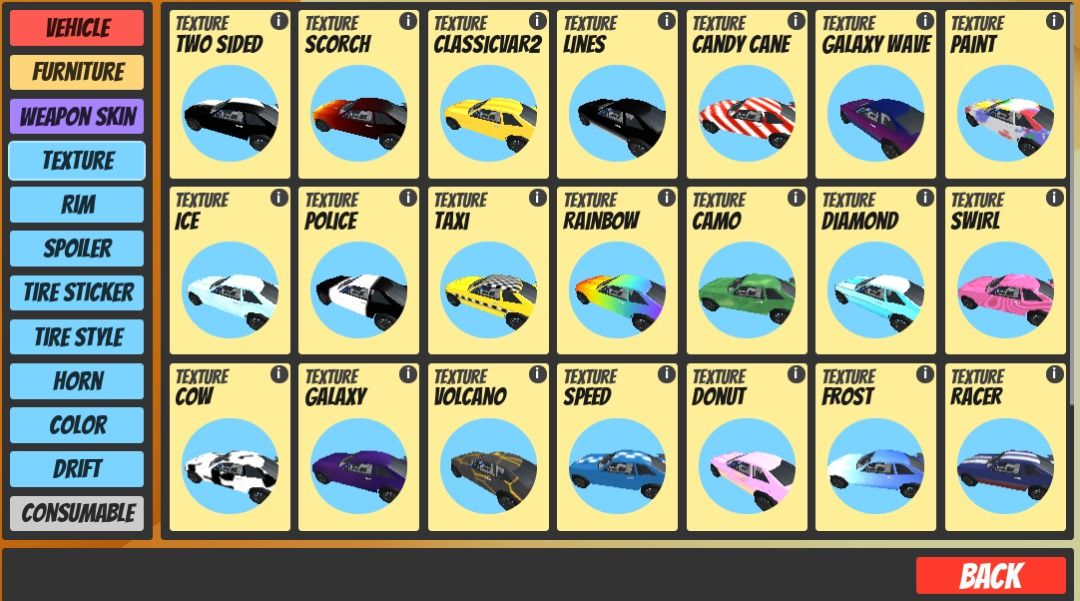 Entire Personal Skin Inventory ROBLOX Jailbreak, Video Gaming, Gaming ...