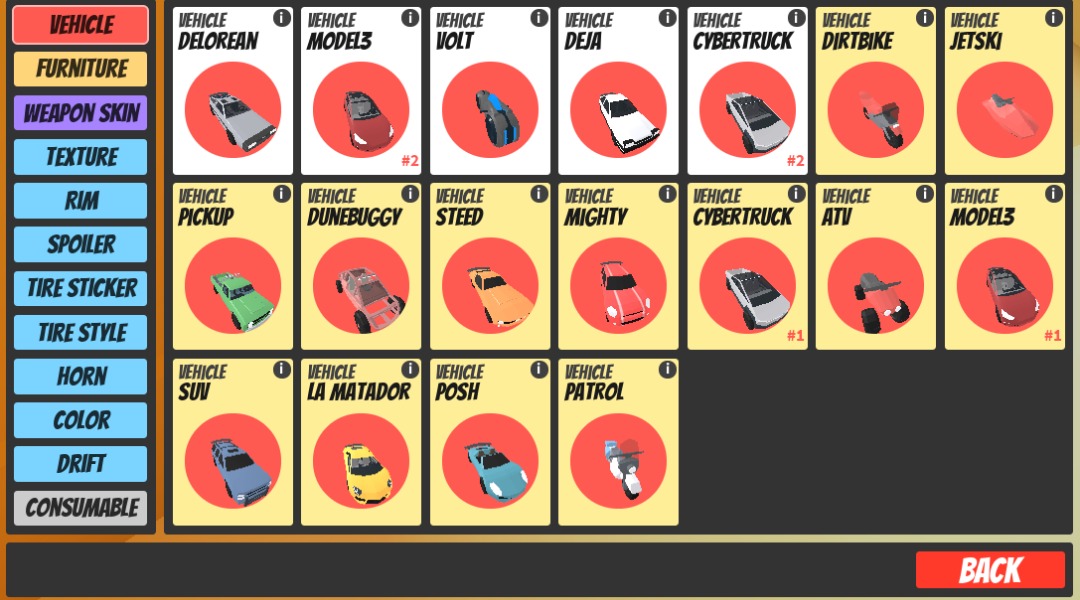 Entire Personal Skin Inventory ROBLOX Jailbreak, Video Gaming, Gaming ...