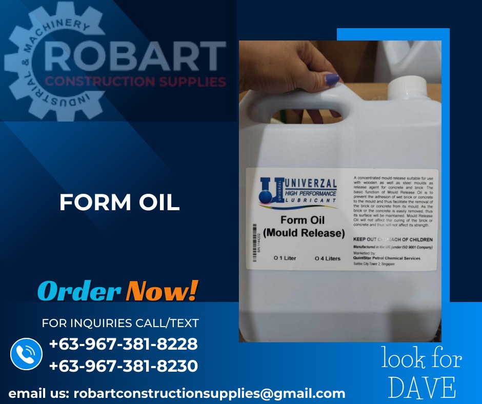 FORM OIL, Commercial & Industrial, Construction Tools & Equipment on ...