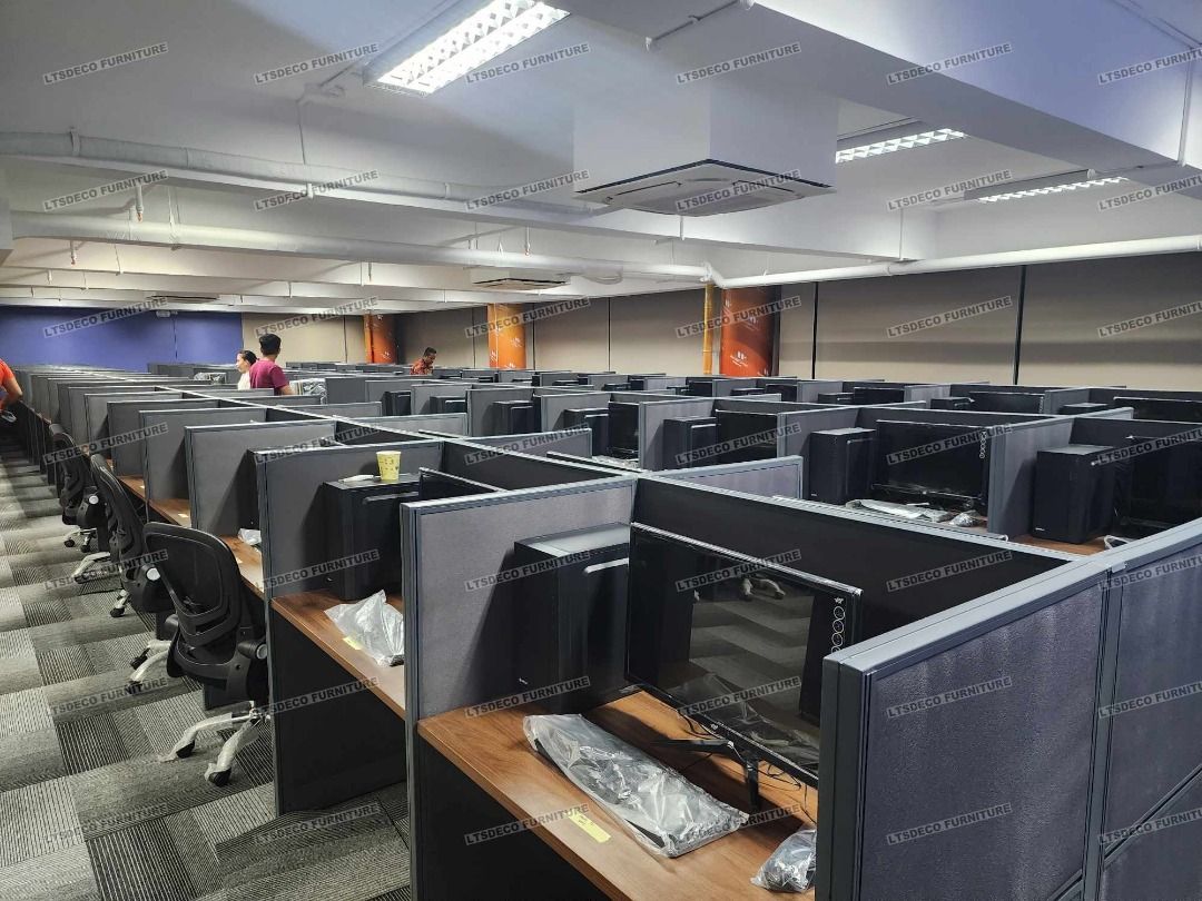 FULL FABRIC WORKSTATION CUBICLE PARTITION | OFFICE FURNITURES | OFFICE ...
