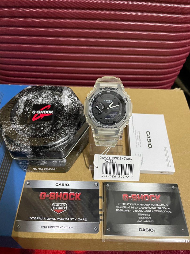 NEW G-SHOCK GA 2100 SKE-7ADR TMJ MODEL, Men's Fashion, Watches ...