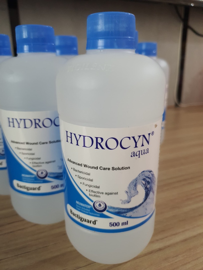 Hydrocyn Aqua Solution 500ML (EXP 12/2025), Health & Nutrition, Medical ...