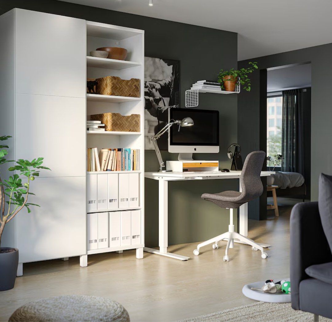 IKEA Trotten adjustable standing desks, Furniture & Home Living ...
