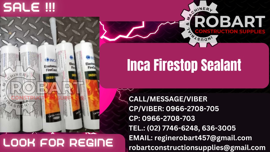 Inca Firestop Sealant, Commercial & Industrial, Construction Tools ...