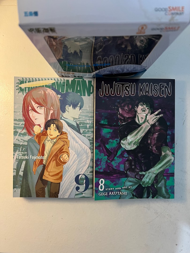 JJK Jujutsu Kaisen vol.8 & CSM Chainsaw Man vol.9 manga set, Hobbies & Toys, Books & Magazines ...