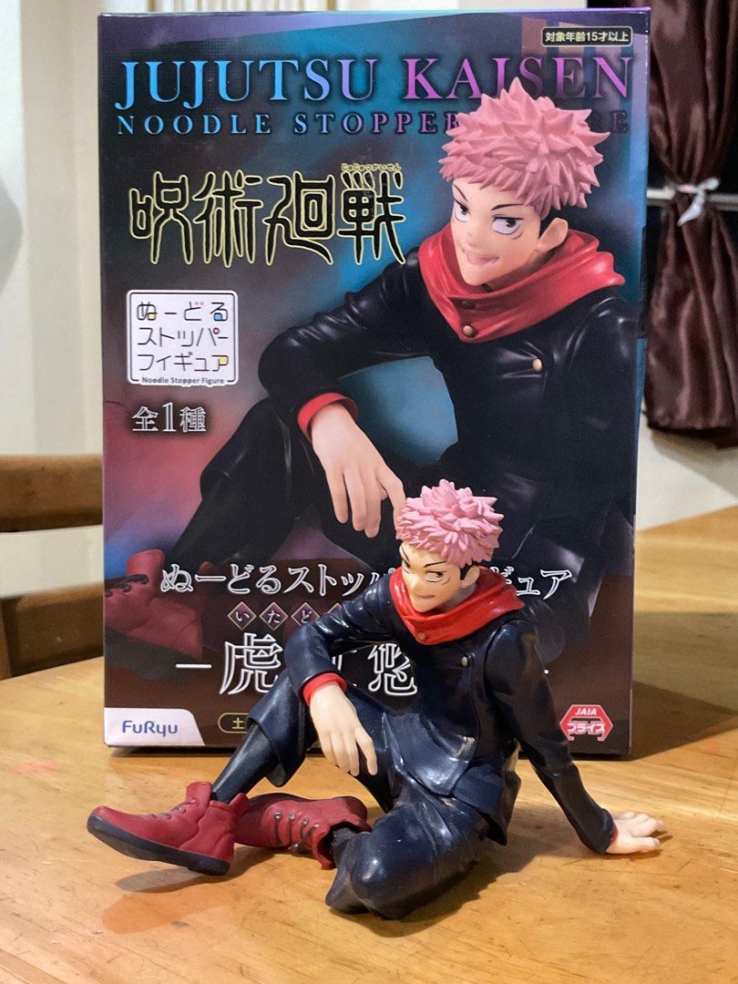 Jujutsu Kaisen [JJK] Yuji Itadori Noodle Stopper Figure, Hobbies & Toys ...