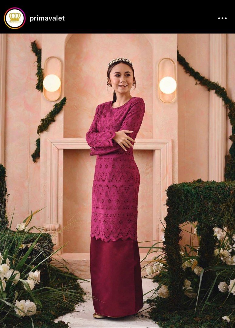 Kenanga kurung by PrimaValet, Women's Fashion, Muslimah Fashion, Baju ...