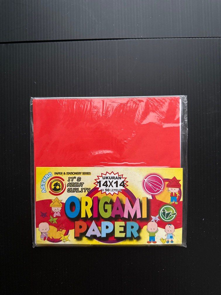 Origami Kertas Warna Warni 10 Jenis (MURAH BANGET), Desain & Kerajinan ...