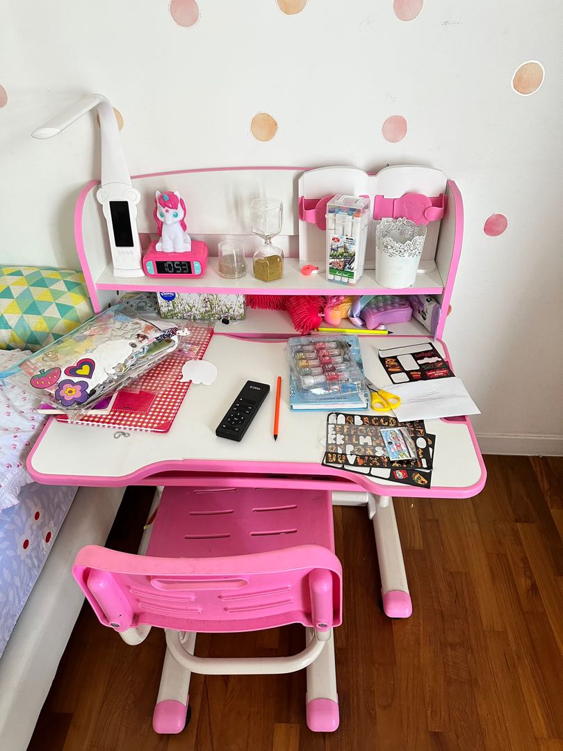 Kids ergonomic extendable Study Table, Furniture & Home Living ...
