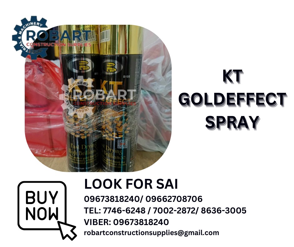 KT Gold Effect Spray, Commercial & Industrial, Construction Tools ...