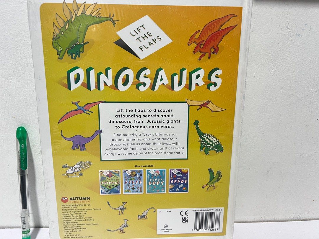 Lift the Flaps Dinosaurs, Hobbies & Toys, Books & Magazines, Children's ...