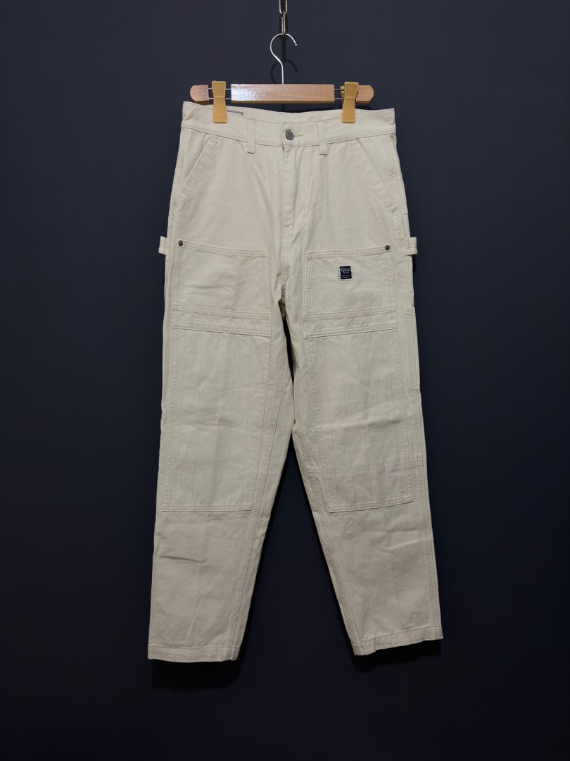 Maden clothing double knee pants, Men's Fashion, Bottoms, Jeans on Carousell