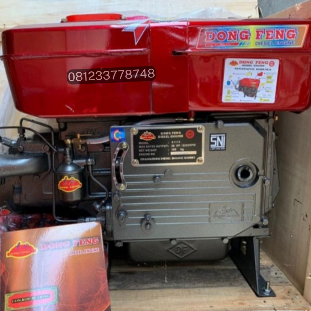 Mesin Penggerak Solar 13 HP Dongfeng Diesel 13 PK S 195B2, Elektronik ...