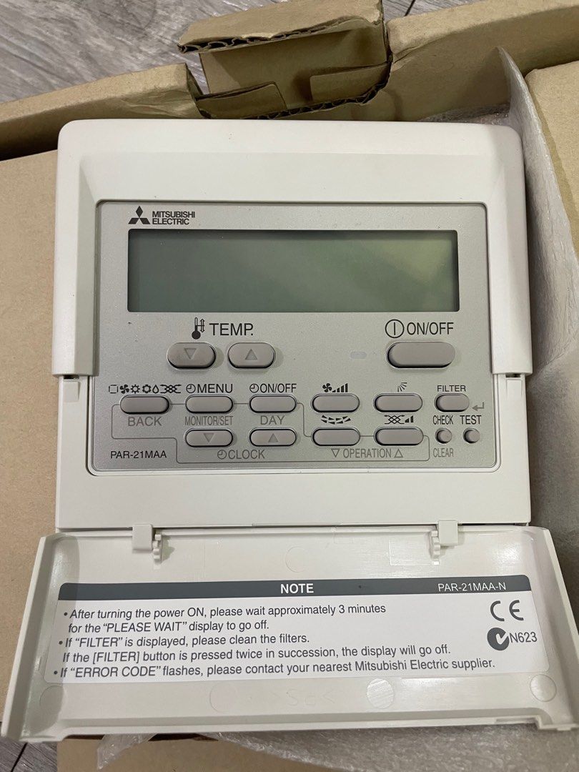 Mitsubishi Electric Air Conditioning Wire Controller PAR-21MAA Central Aircond Controller Unit ...