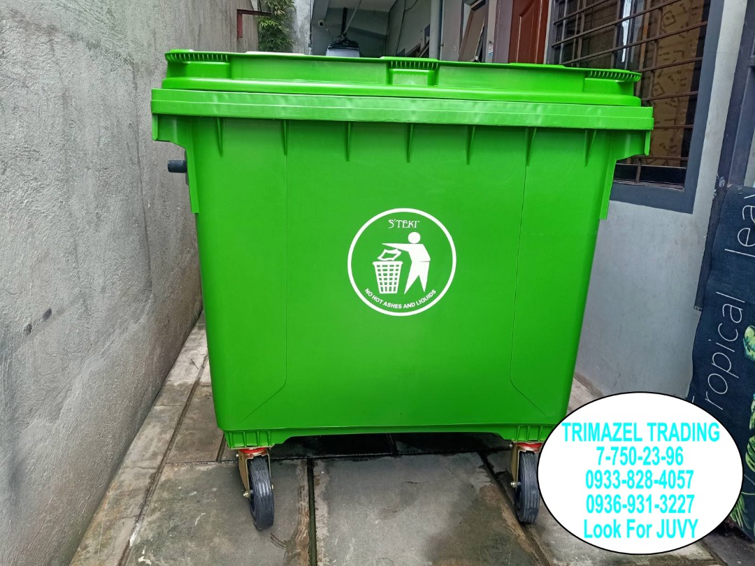 MOBILE TRASH BIN, Furniture & Home Living, Cleaning & Homecare Supplies ...