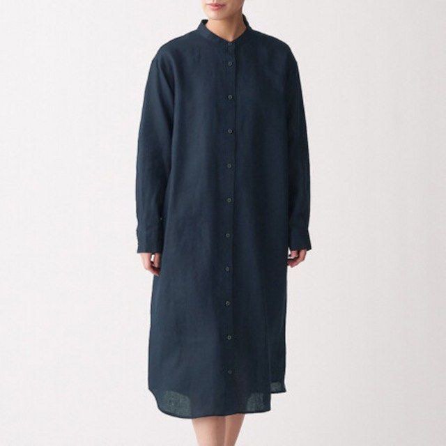 MUJI linen dress, Women's Fashion, Dresses & Sets, Dresses on Carousell