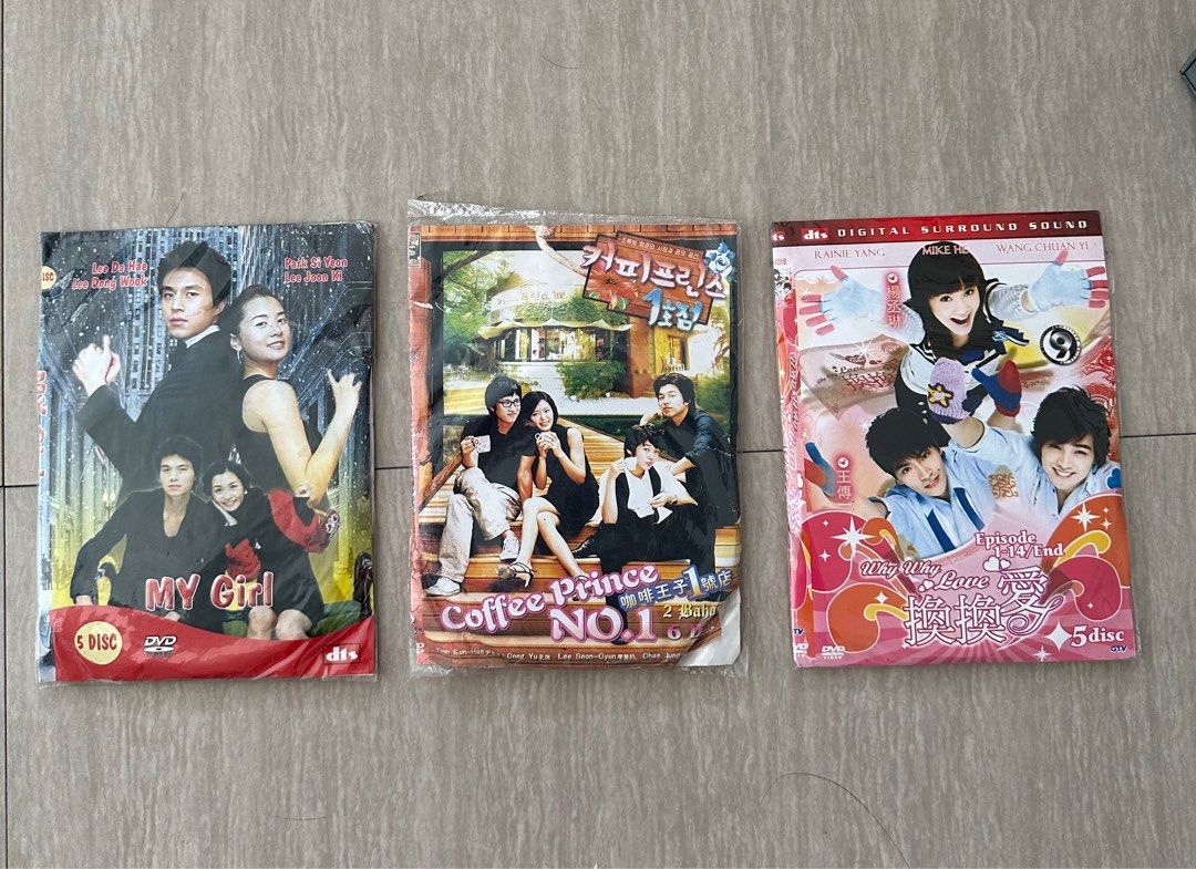 (NEW) DVD SERIES (WHY WHY LOVE / MY GIRL / COFFEE PRINCE), Musik & Media, CD, DVD & Lainnya di ...