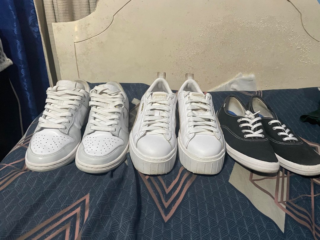 Nike Dunk Low Photon Dust + Puma Mayze + Keds Classic, Men's Fashion ...