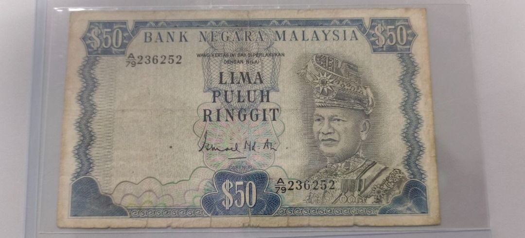Old RM50 Banknote, Hobbies & Toys, Collectibles & Memorabilia, Currency ...