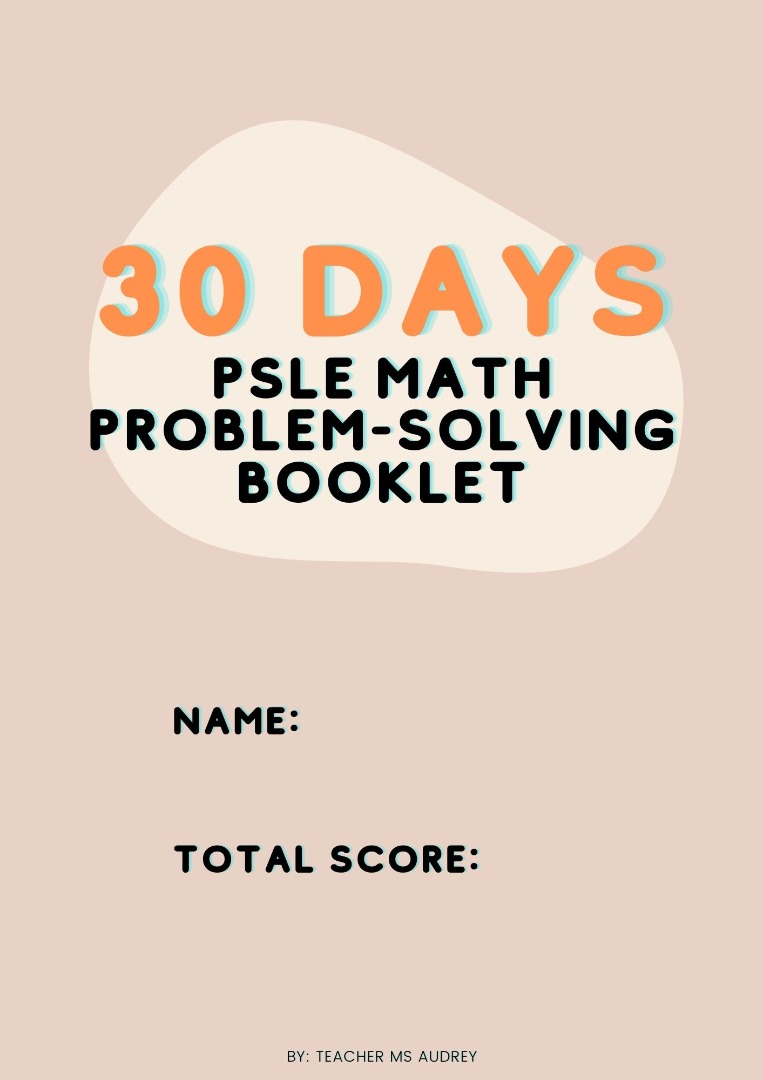 P6 Maths Problem Solving Booklet, Hobbies & Toys, Books & Magazines, Assessment Books on Carousell