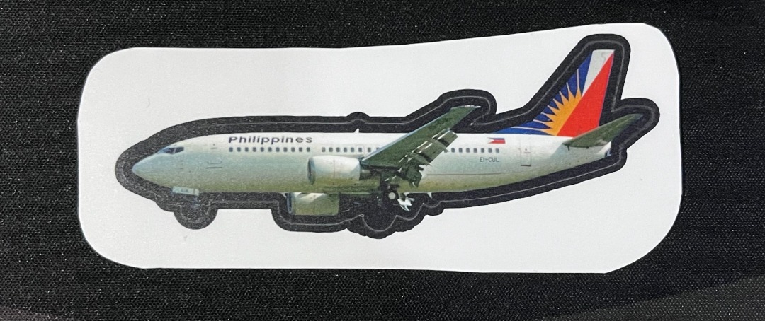 PAL Boeing 737 Sticker Matte Vinyl, Hobbies & Toys, Stationary & Craft ...