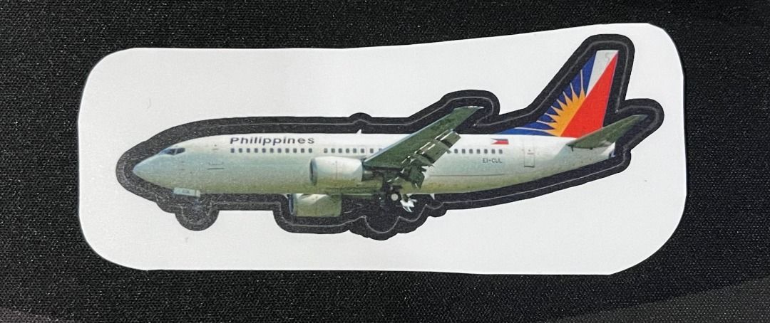 PAL Boeing 737 Sticker Matte Vinyl, Hobbies & Toys, Stationary & Craft ...