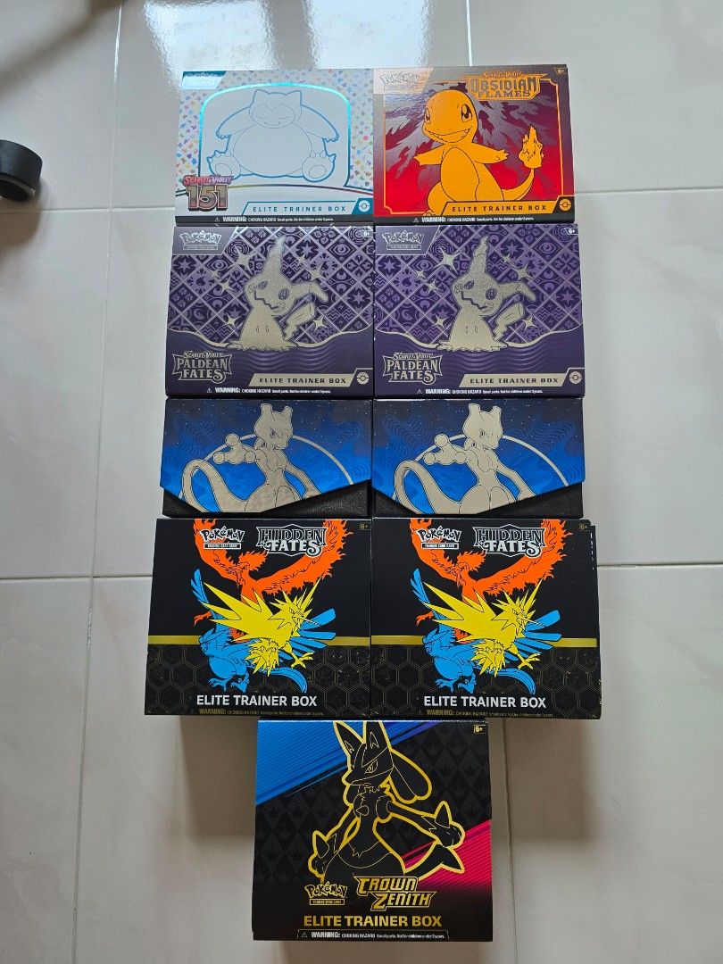 Pokemon TCG ETB Box, Hobbies & Toys, Collectibles & Memorabilia ...
