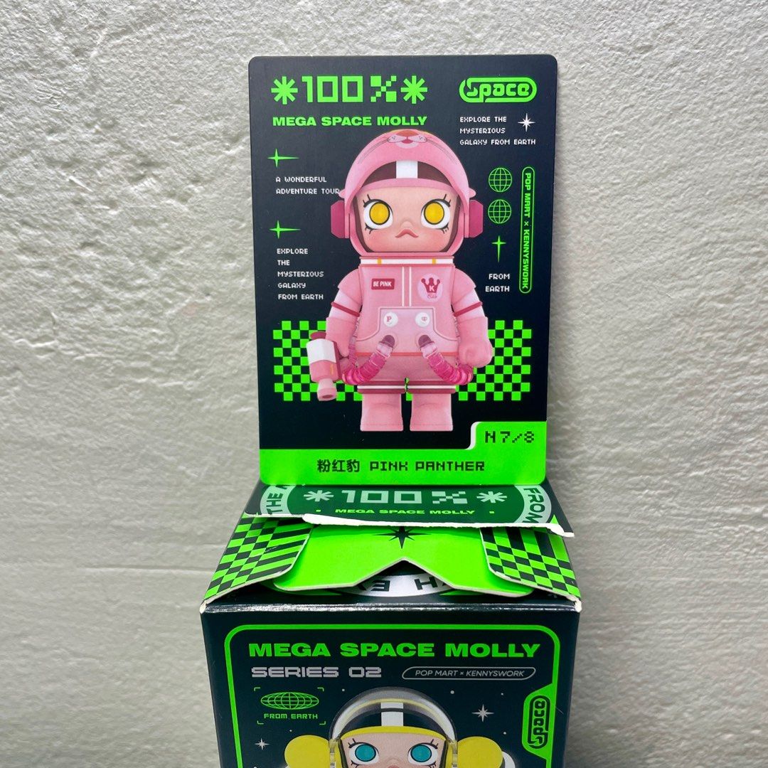 Popmart Molly Mega Space Series 2 100% - Pink Panther, Hobbies & Toys ...