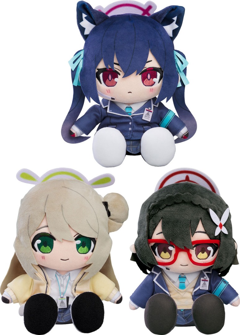 (Preorder) Chocopuni Plushie Blue Archive Nonomi, Serika, Ayane ...