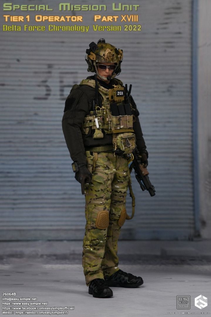 (Pre-order預訂)Easy&Simple ES 26064B 1/6 SMU Tier1 Operator Part XVIII ...