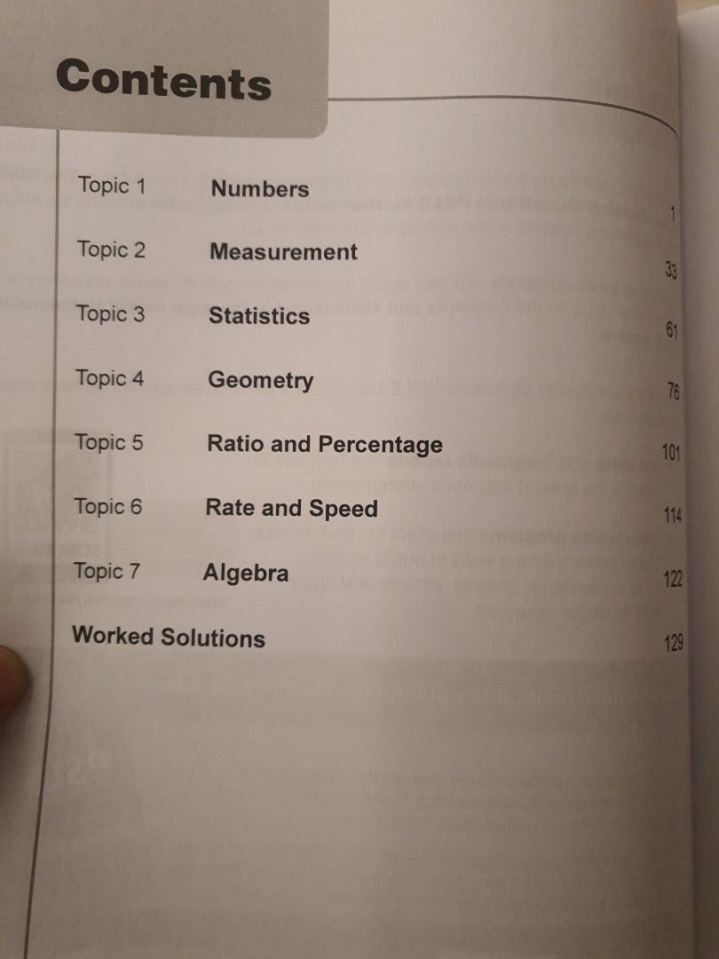 PSLE Maths Questions By Topic, Hobbies & Toys, Books & Magazines ...