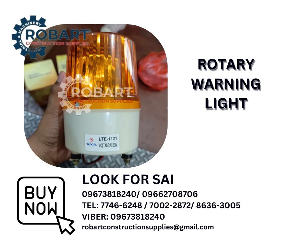 Rotary Warning Light, Commercial & Industrial, Construction Tools ...