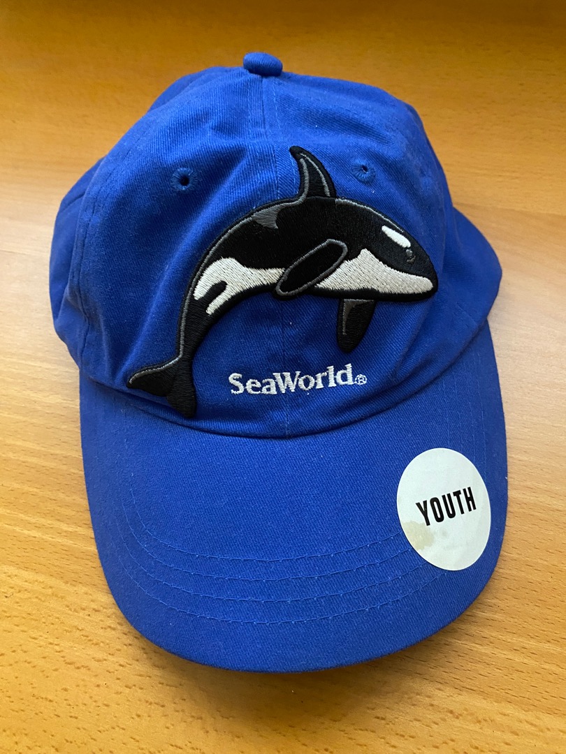 Royal Blue Shamu SeaWorld Cap, Men's Fashion, Watches & Accessories ...