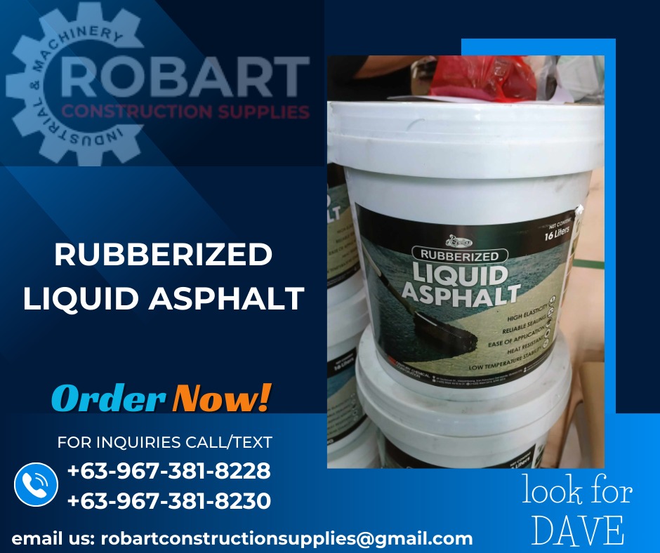RUBBERIZED LIQUID ASPHALT, Commercial & Industrial, Construction Tools ...
