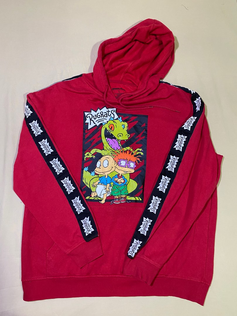 Rugrats Nickelodeon Red Jacket Hoodie, Men's Fashion, Tops & Sets ...